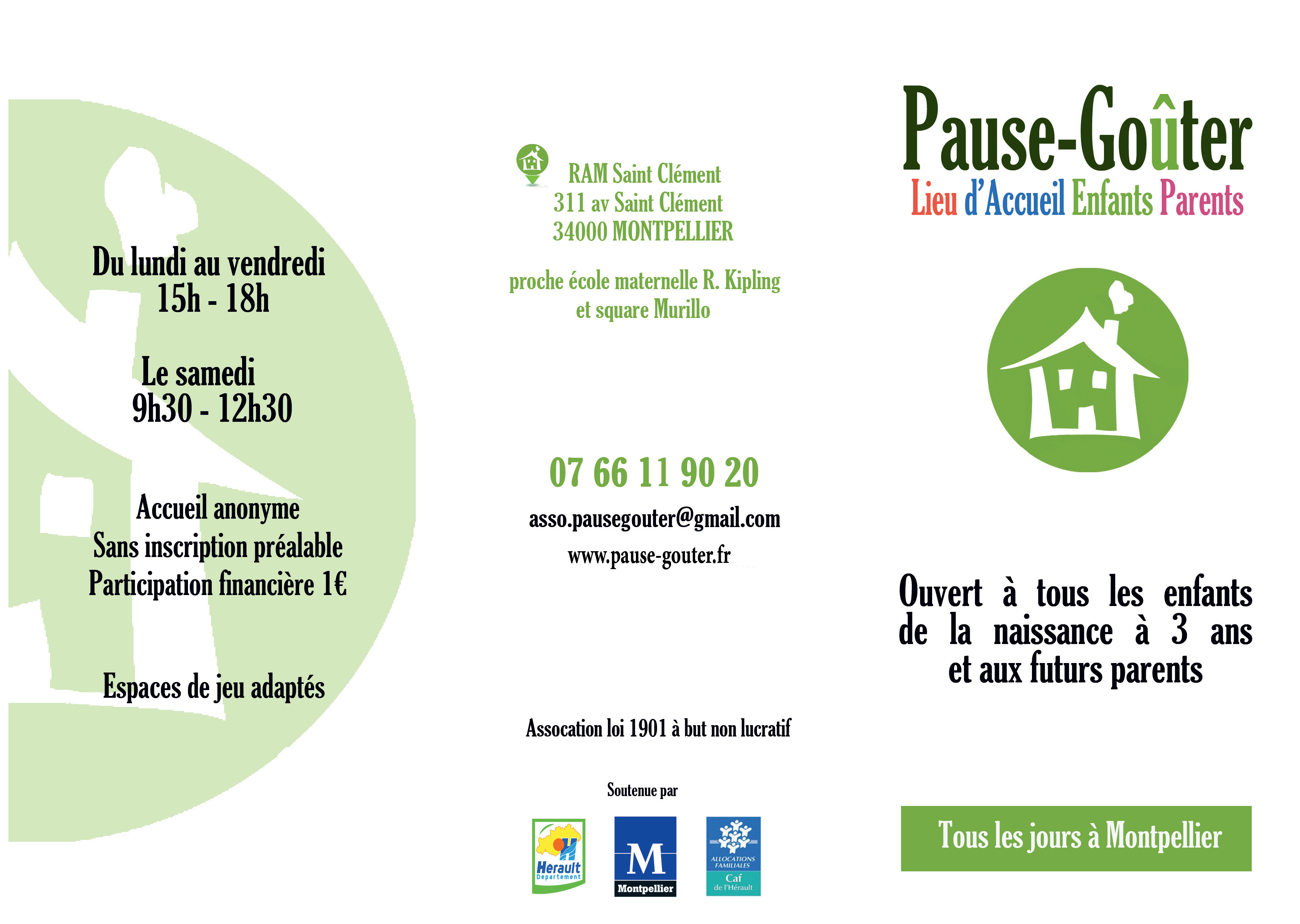 Flyer | Pause goûter - Montpellier